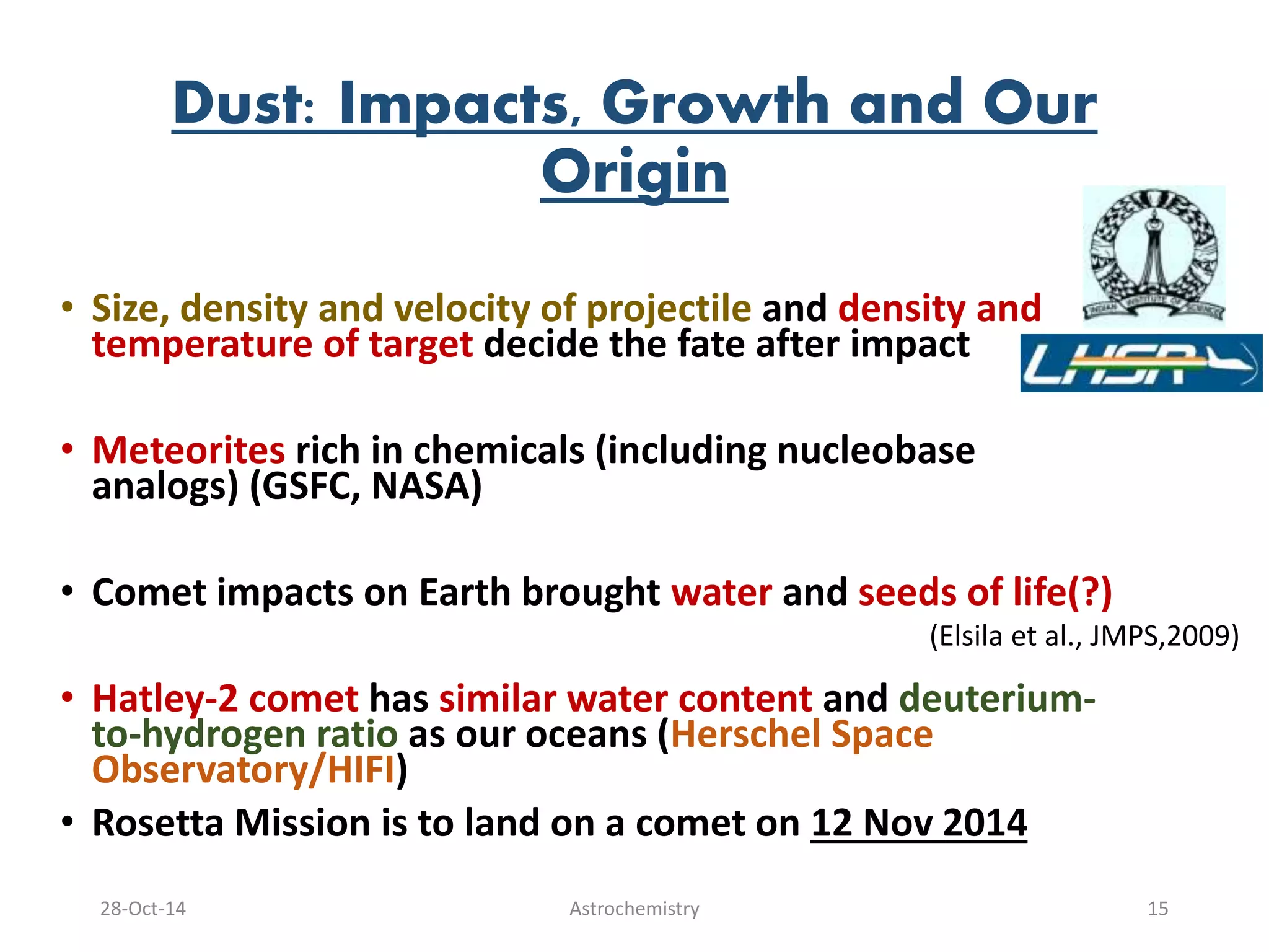 Astrochemistry | PPTX