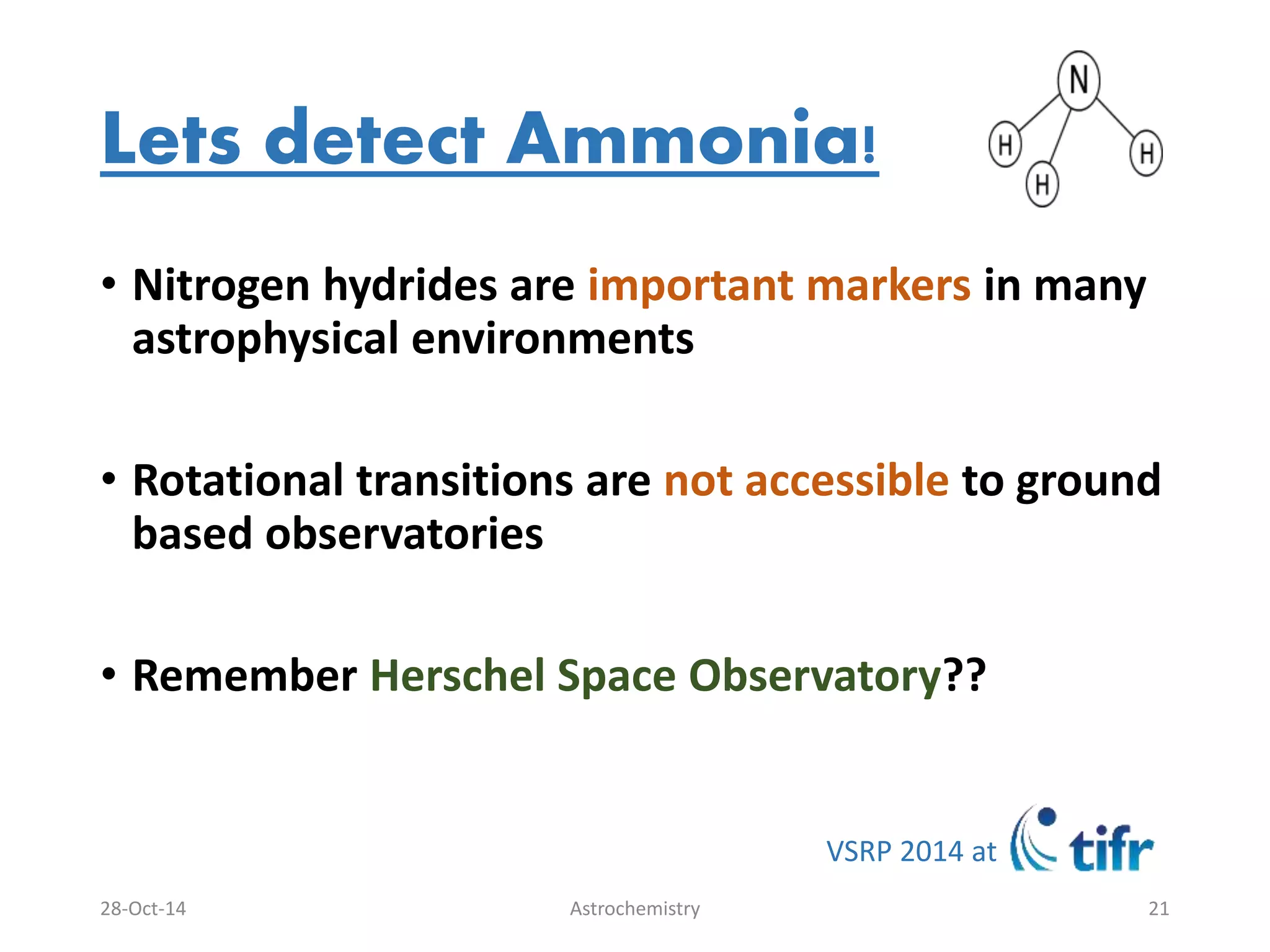 Astrochemistry | PPTX