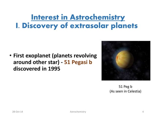 Astrochemistry | PPTX | Chemistry | Science