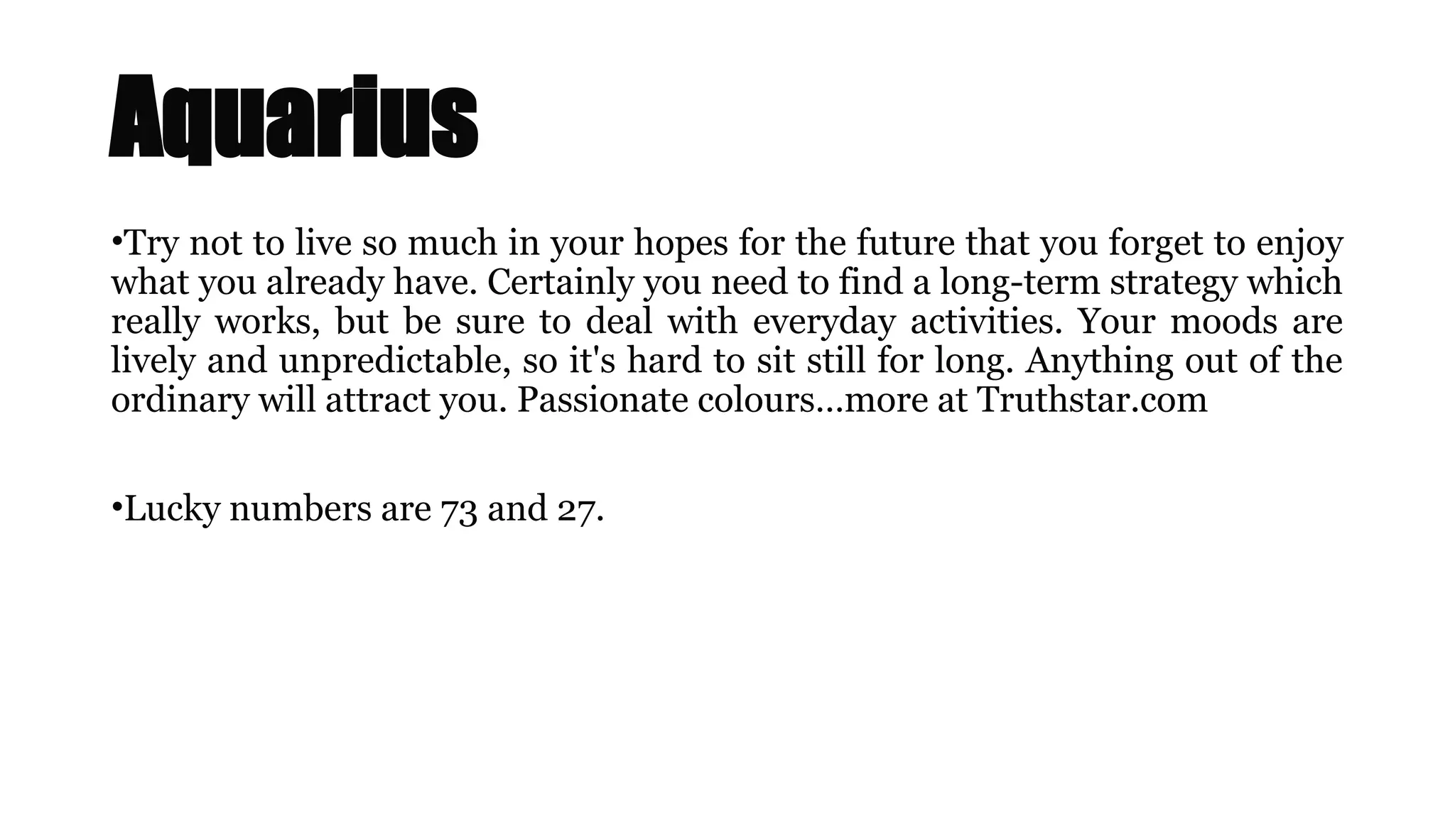 Astro Daily Hororscope by Truthstar.pptx