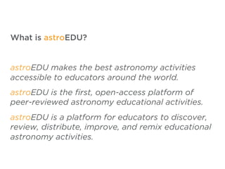 astroEDU: peer-reviewed astronomy education activities | PDF