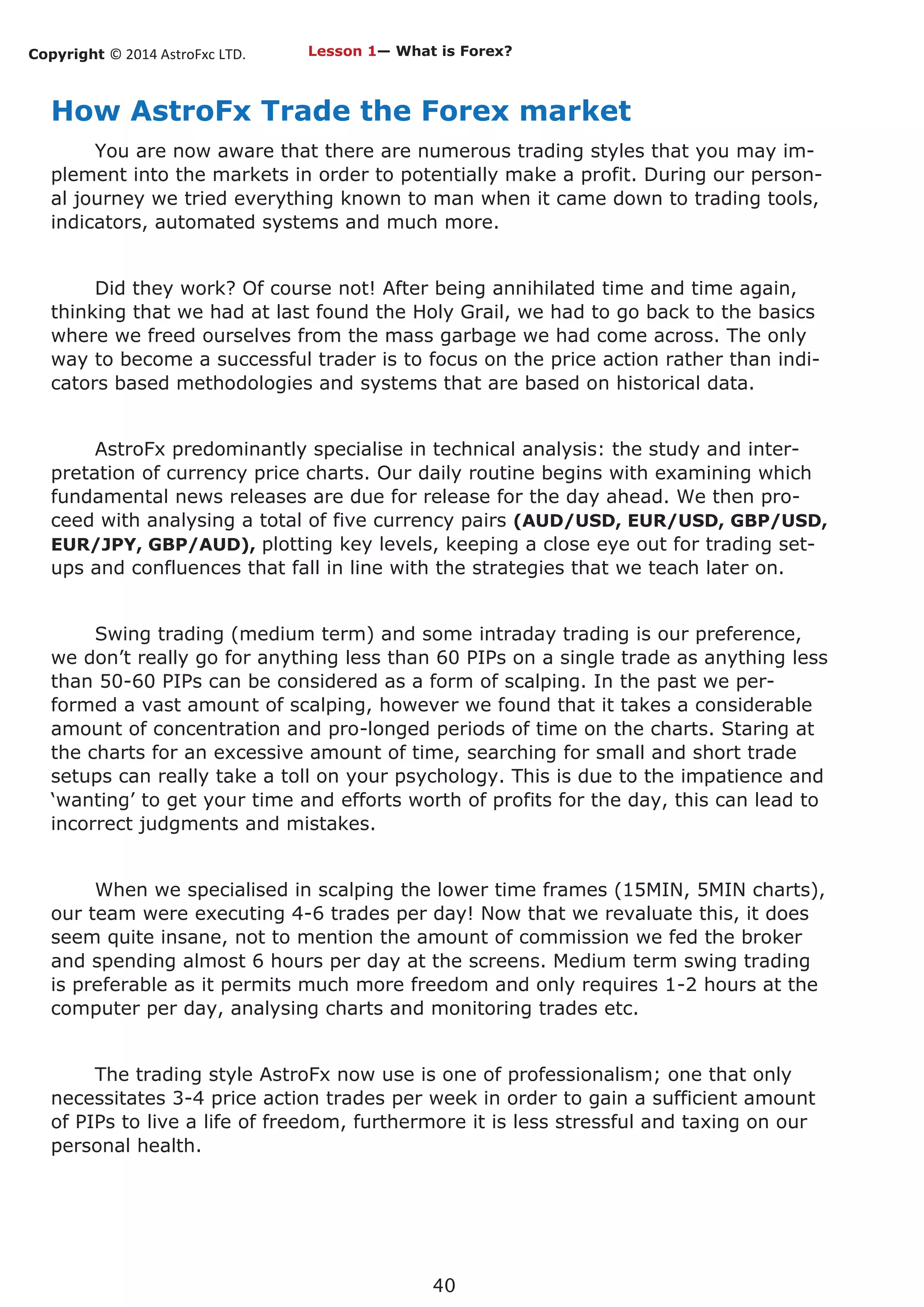 Astro+fx+training+book 1 1 | PDF