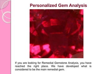 Astrological Gem Analysis | PPTX