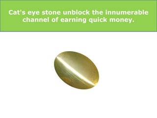 Astrological Guide to Cats Eye Gemstone | PPTX