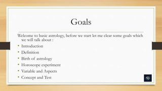 Introduction of astrology | PPTX
