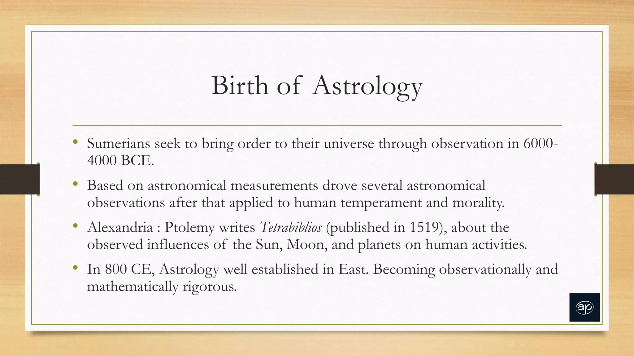 Introduction of astrology by Ashok Prajapati | PPT