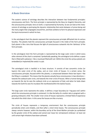 Astrology and the Devas of the Planes | PDF