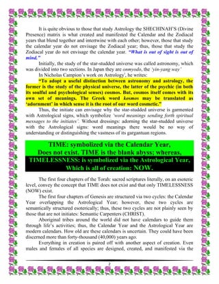Astrology symbolized esoterically throughout the genesis creation ...