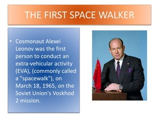 astronauts-{the travellers of the space} | PPTX