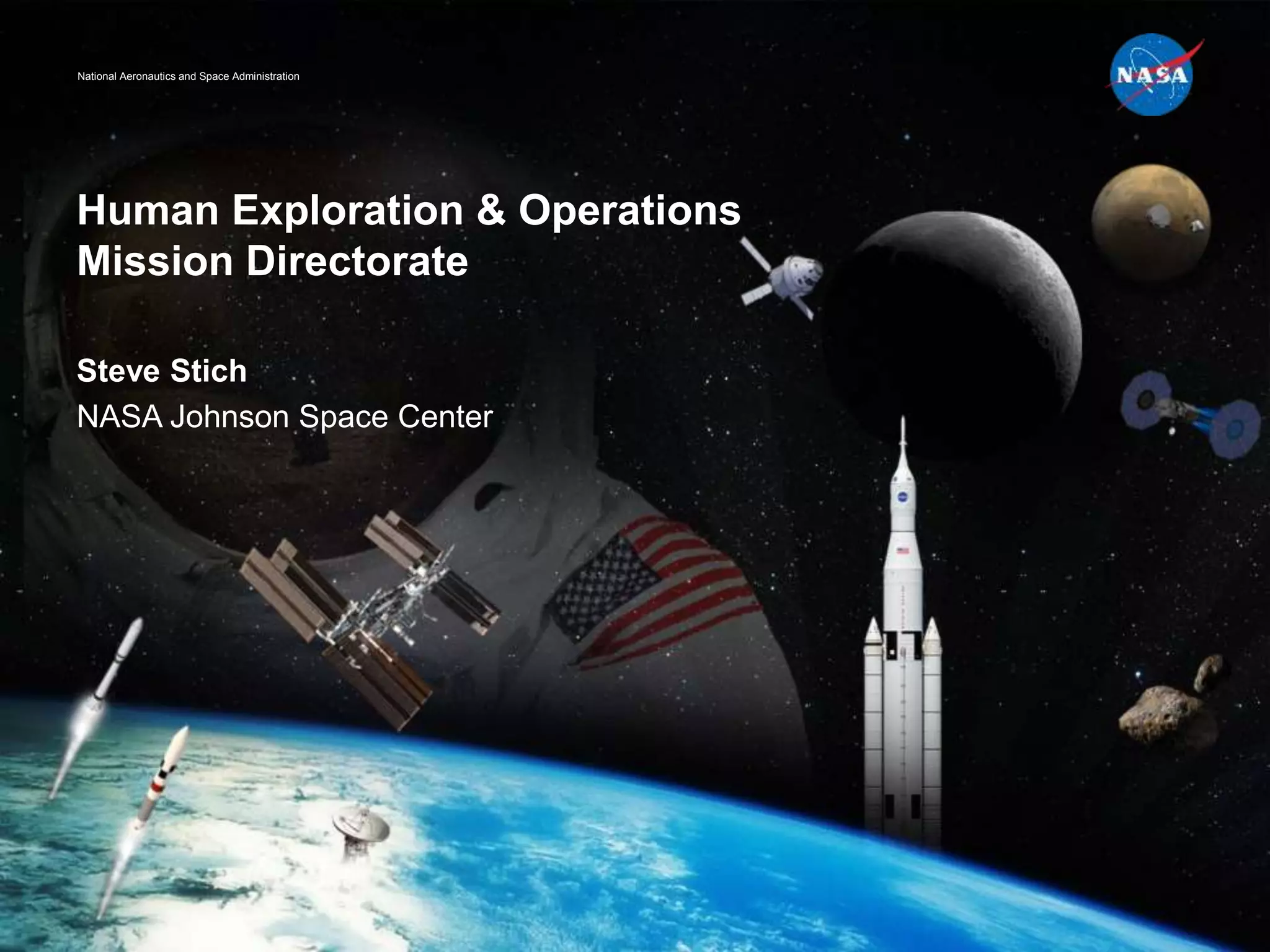 Astronauts and Robots 2015: Steve Stich, NASA | PPTX