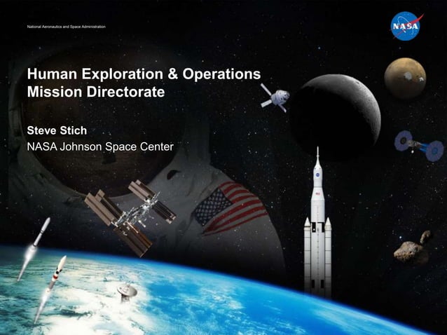 Astronauts and Robots 2015: Steve Stich, NASA | PPT