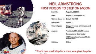 Astronauts in space | PPTX