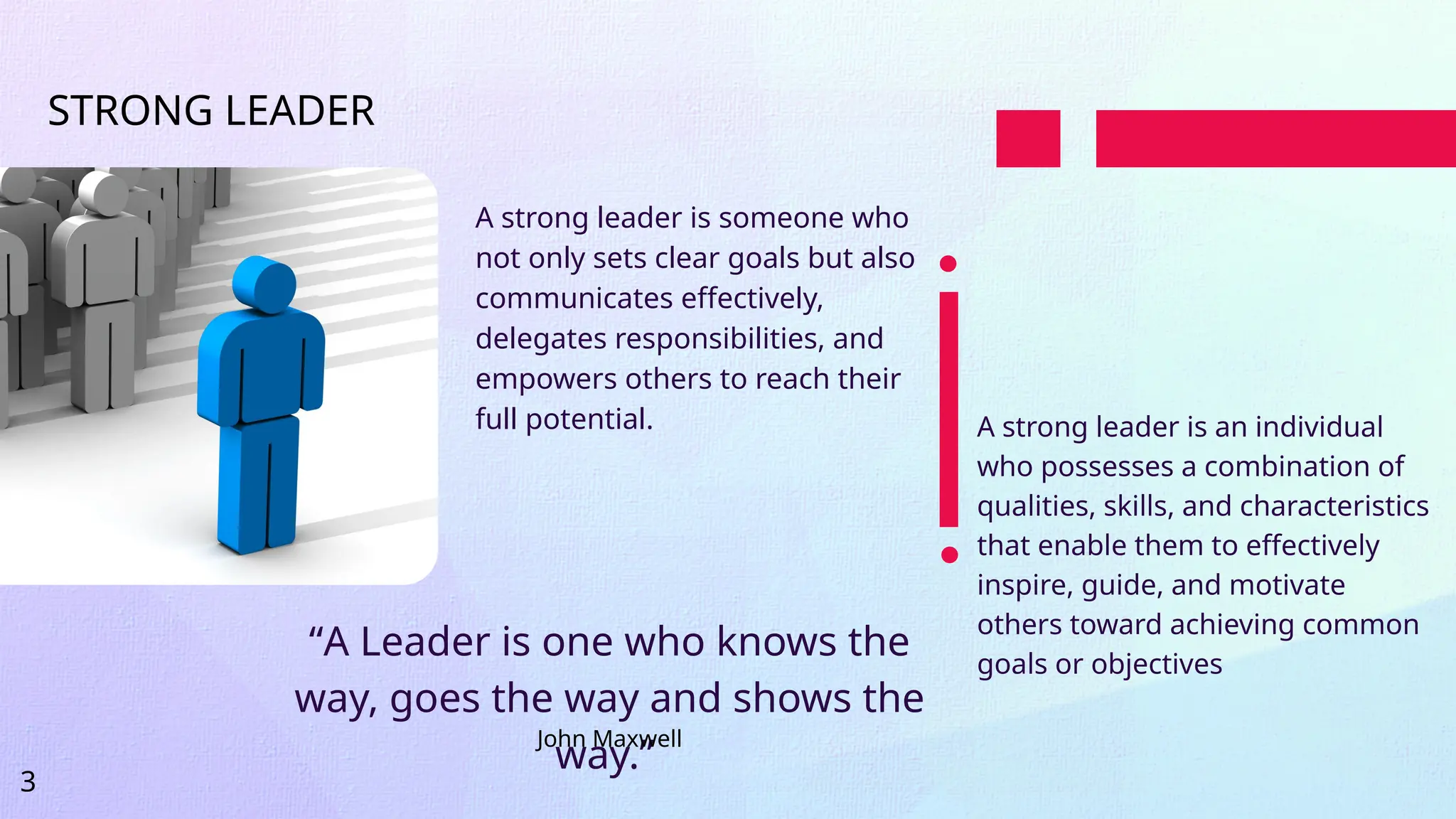 Importance of strong leadership/ A valueable leader | PPT | Free Download