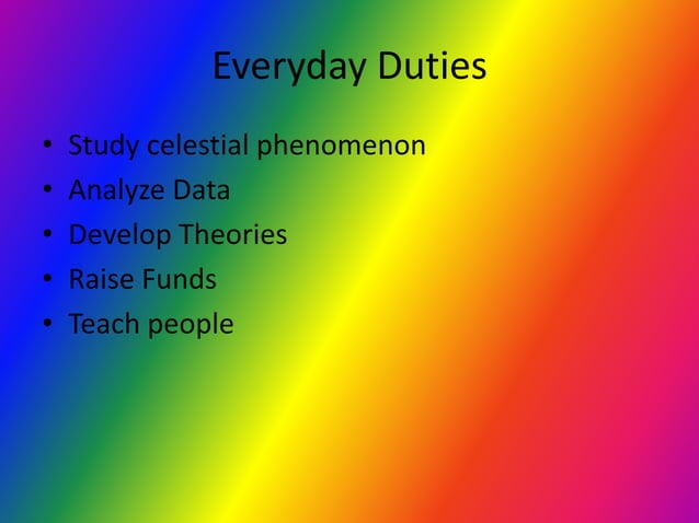 Astronomer career | PPTX