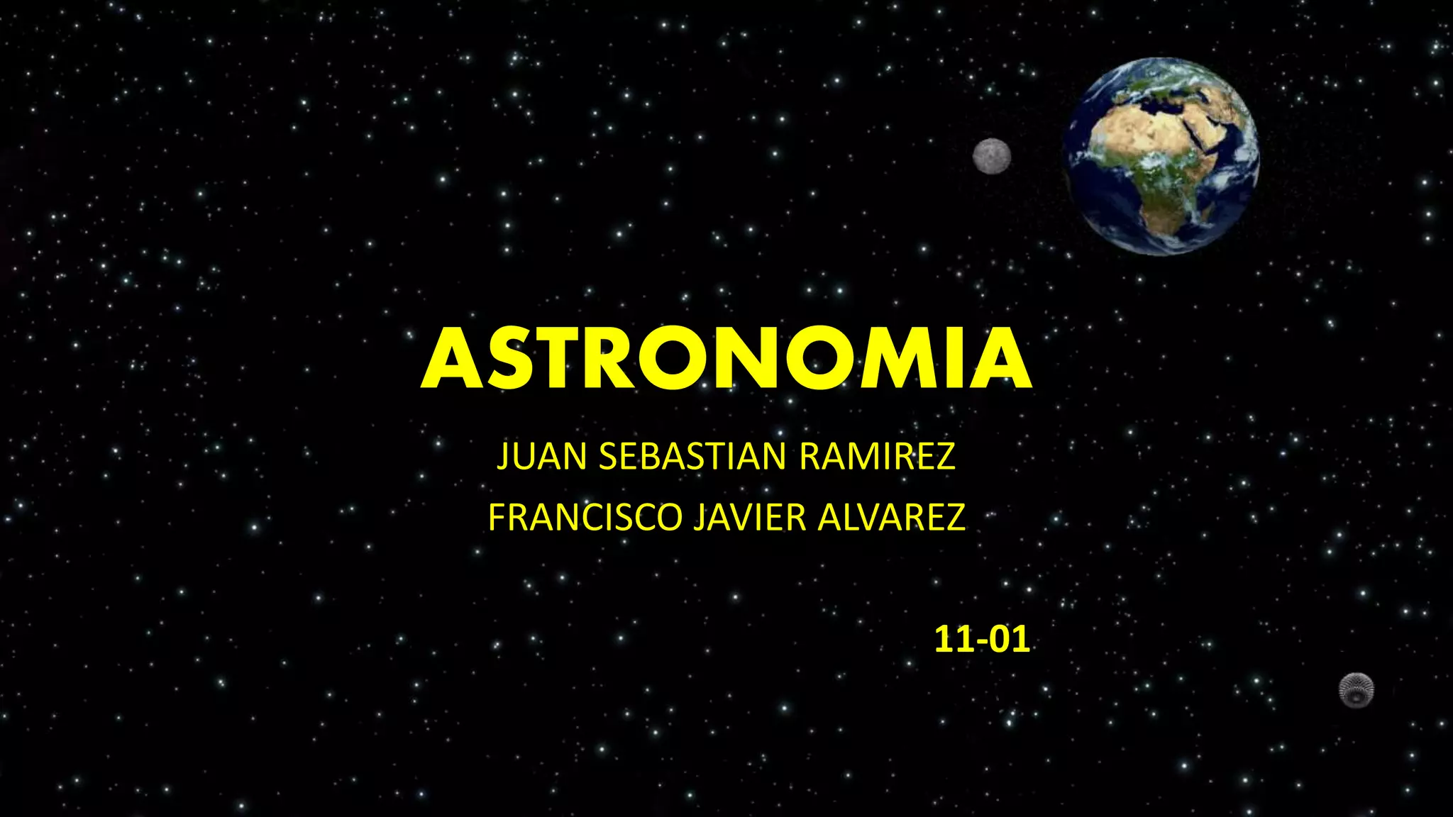 Carrera de Astronomia | PPT
