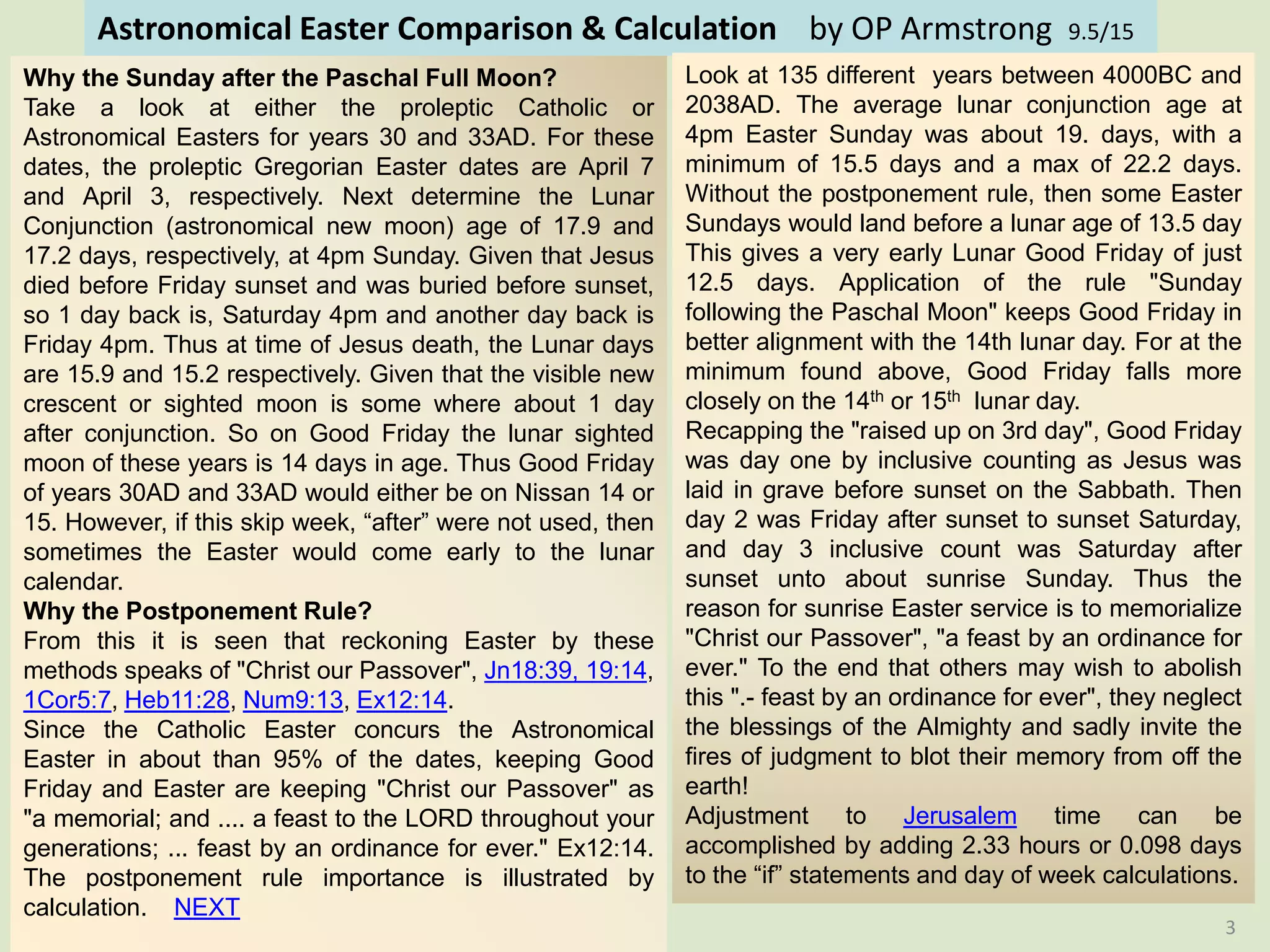 Astronomical and Catholic Easter Comparison and Calculation | PPT