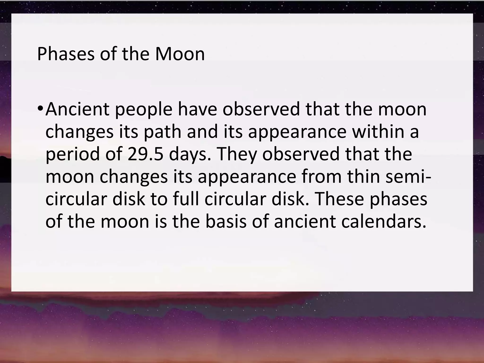 Astronomical event before the advent of telescope | PPTX