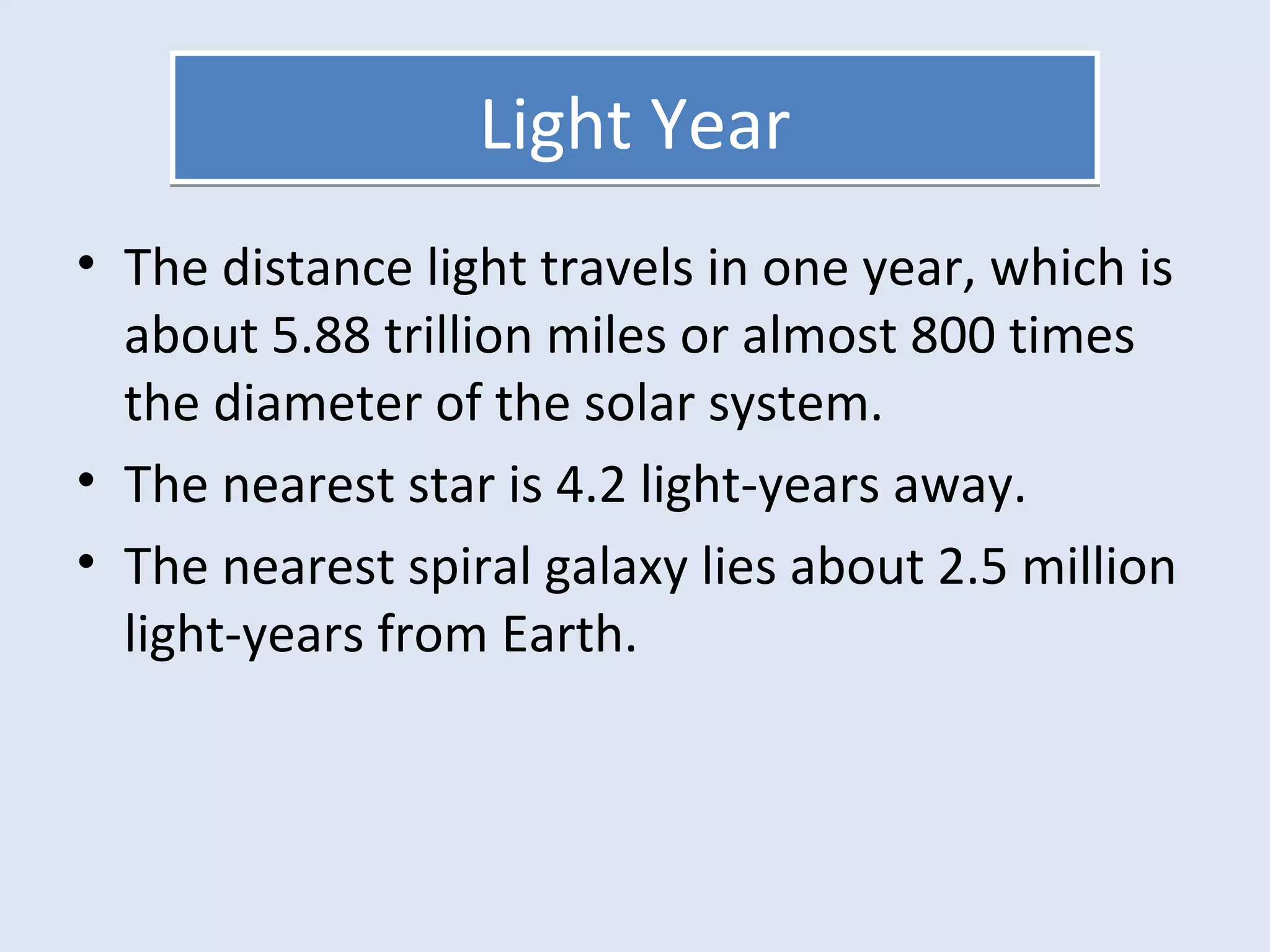 Astronomical scales | PPT