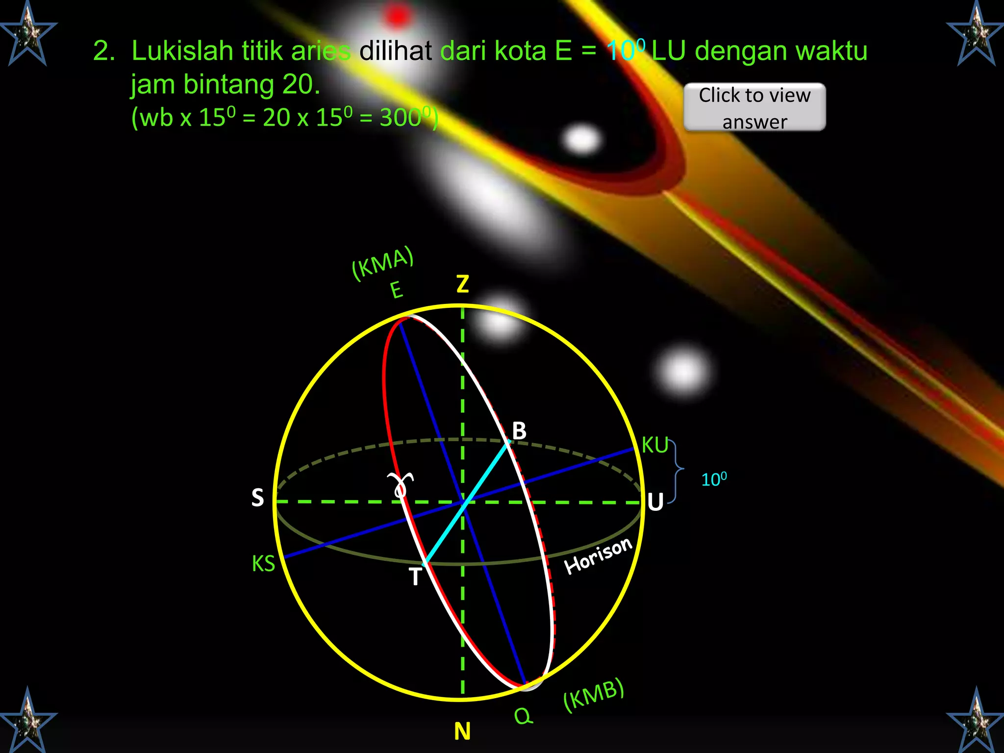 Tata Koordinat Benda Langit | PPSX
