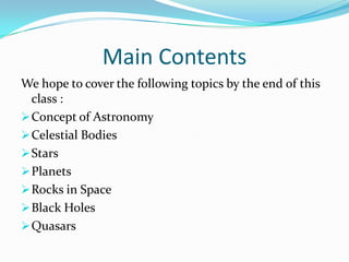 Astronomy | PPTX