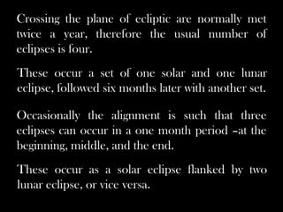 The Normal Plane Of Ecliptic