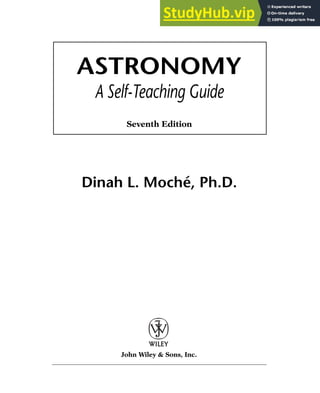 Astronomy - A Self Teaching Guide Dinah L Moche | PDF