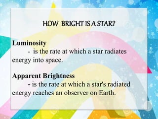 Lecture: Stars | PPT