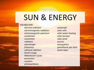 Astronomy 2: The Sun & Energy NOTES | PPTX