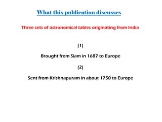 Astronomy in ancient india | PDF