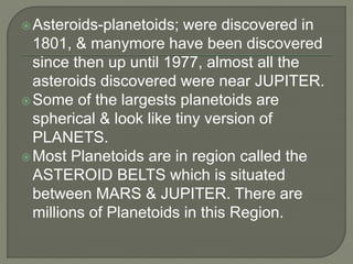 Asteroids | PPTX