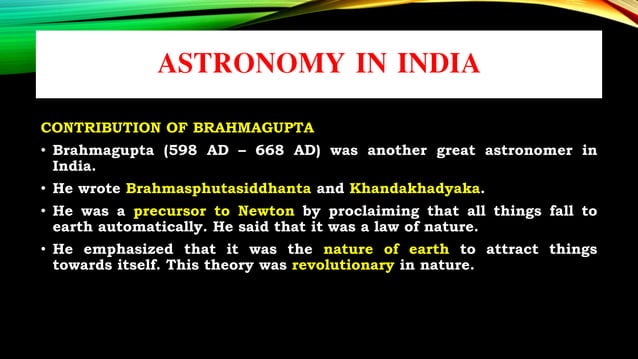 Astronomy in india | PPTX