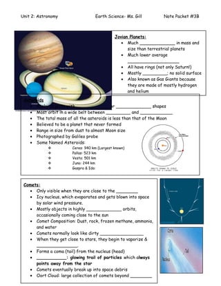 Astronomy np2 outline | PDF