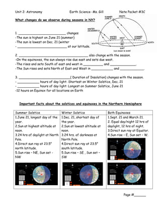 Astronomy np3 outline | PDF