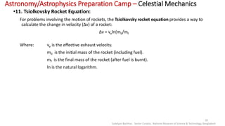 Astronomy or Astrophysics Olympiad Revision Guide | PDF