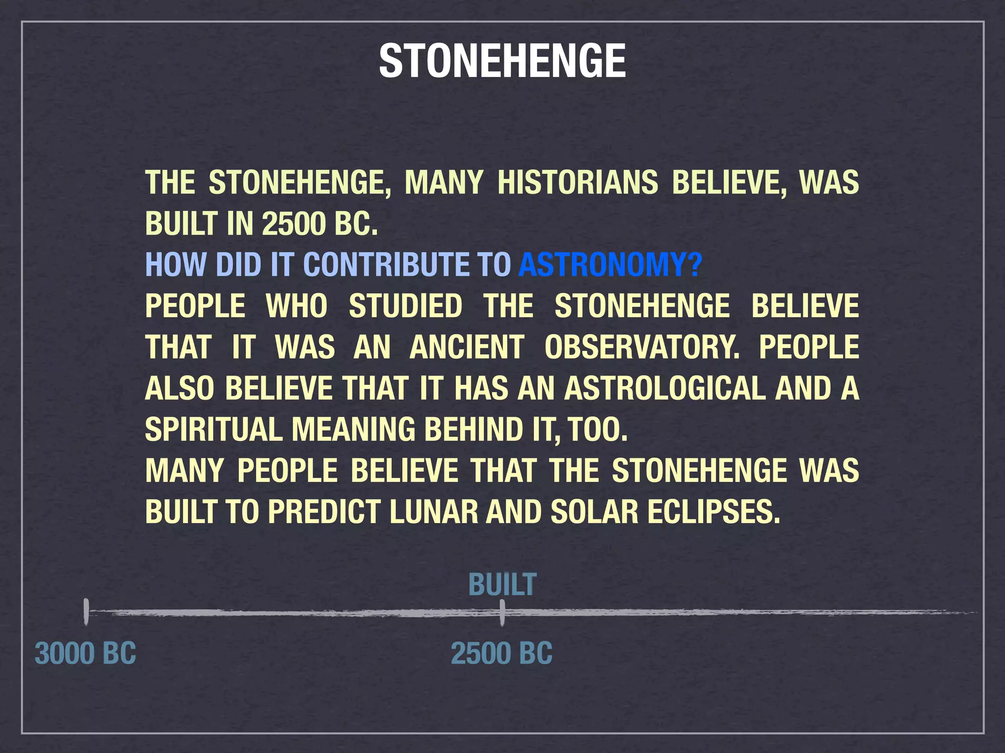 Astronomy timeline | PPT | Free Download