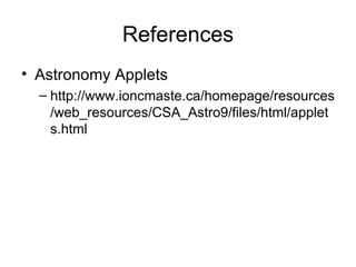Astronomy Basics | PPT
