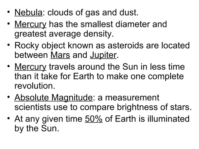 Astronomy Basics | PPT