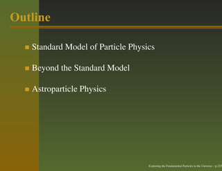 Astroparticle cosmo | PPT