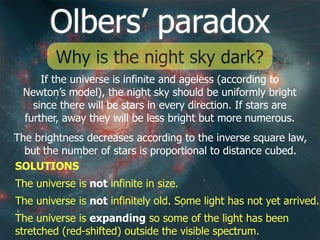 IB Astrophysics - cosmology - Flippingphysics by nothingnerdy | KEY