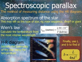 IB Astrophysics - stellar distances - Flippingphysics by nothingnerdy | KEY | Physics | Science