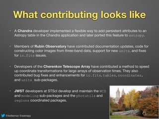 Astropy Project Update for ADASS | PPT