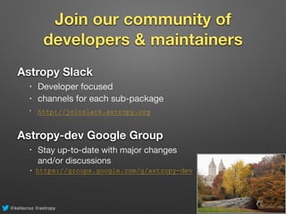 Astropy Project Update for ADASS | PPT