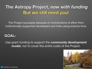 Astropy Project Update for ADASS | PPT