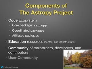 Astropy Project Update for ADASS | PPT