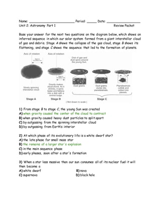 Science Olympiad Solar System Printables