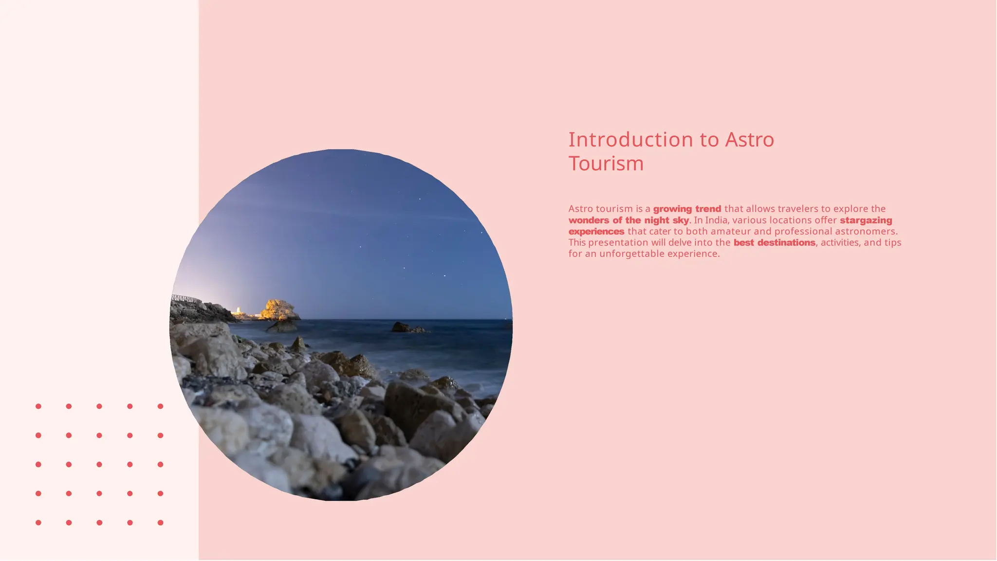 Astro Tourism In India | Astroport Global | PPT