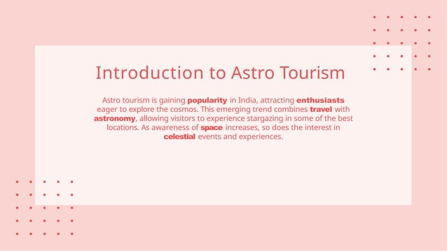 Astro Tourism In India. Astroport Global | PPTX