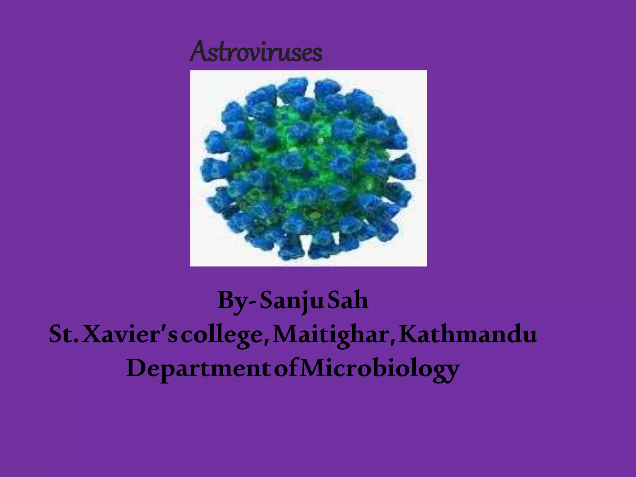 Astrovirus | PPTX