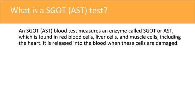 AST(SGOT) | PDF