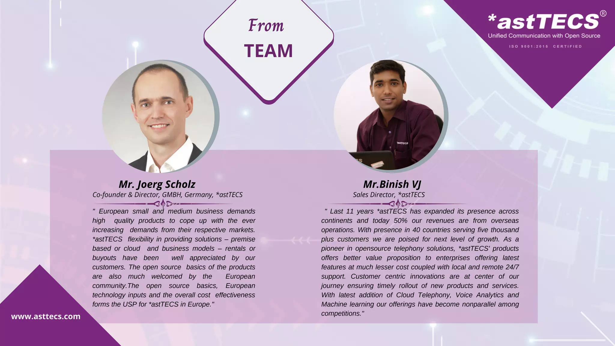 *astTECS Company Profile | PPT